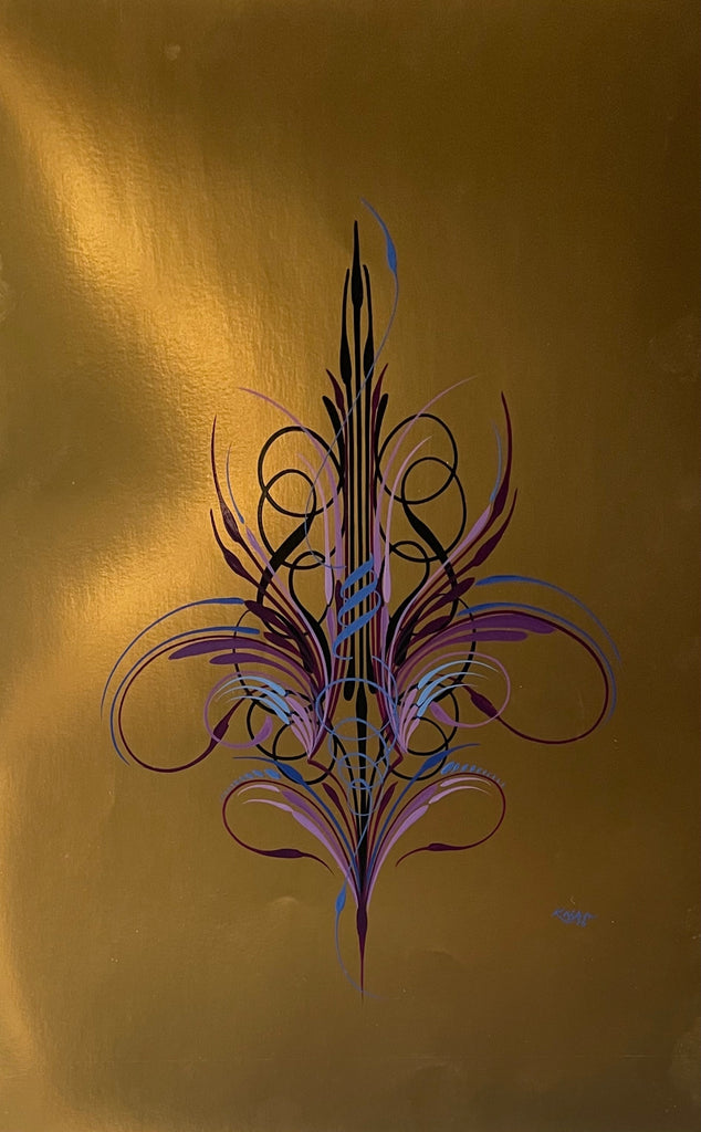 Large Plastisheen Panels by Steve Kafka - Gold 1 – SteveKafka.com